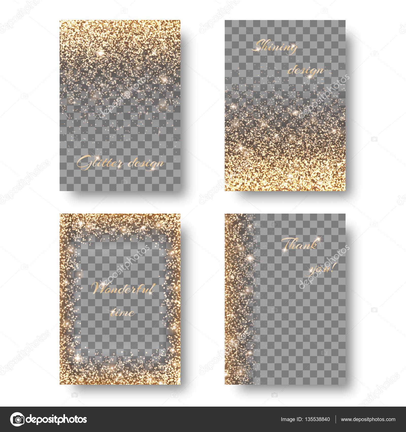 Set shine transparent background Stock Vector Image by ©SvetlanaWSE ...
