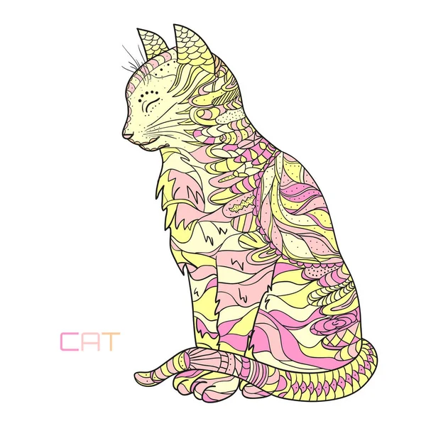 Cat. Design Zentangle. Stock Vector Image by ©MikaBesfamilnaya #142401440