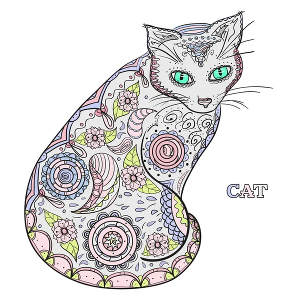 Cat. Design Zentangle. Stock Vector Image by ©MikaBesfamilnaya #160203334