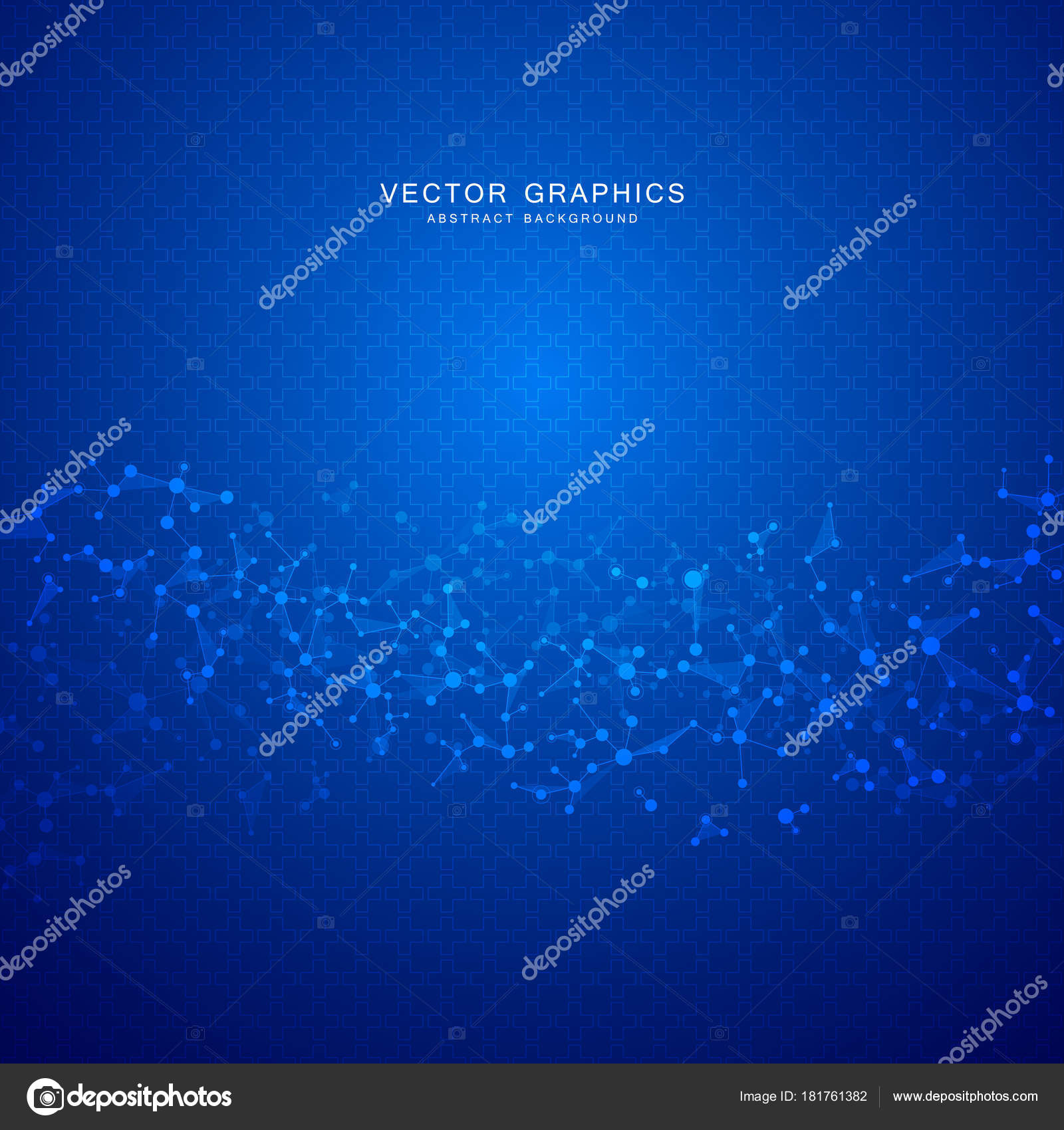 Vector molecule background, genetic and chemical compounds. Abstract ...