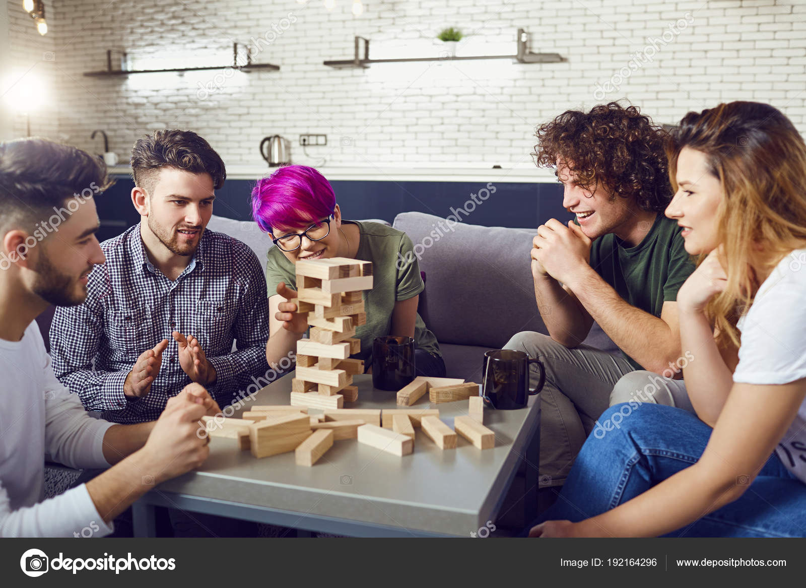 Friends Playing Board Games