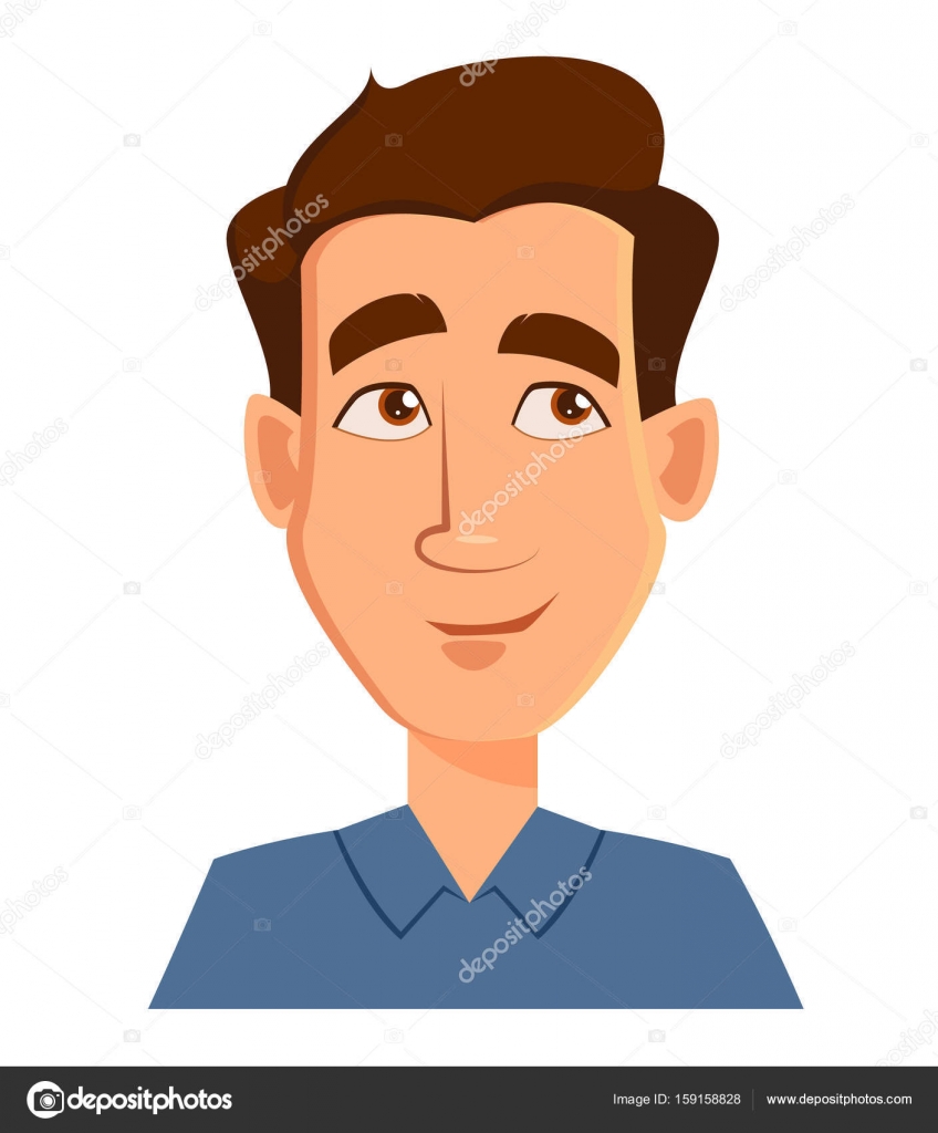 La expresión del rostro de un hombre - el pensamiento. Emociones ...