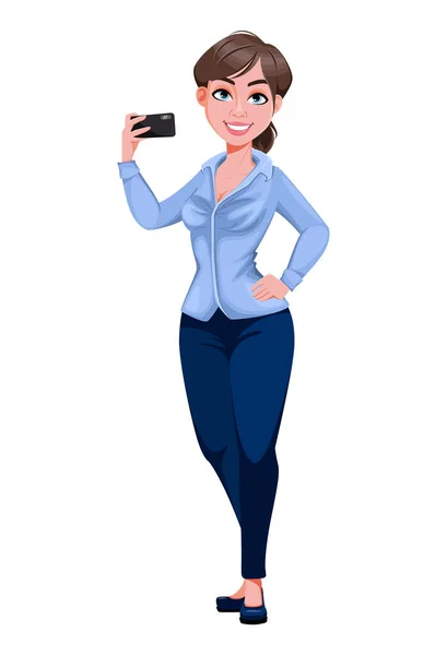 Cartoon Business Woman Cute Businesswoman Cartoon Character Pretty Girl