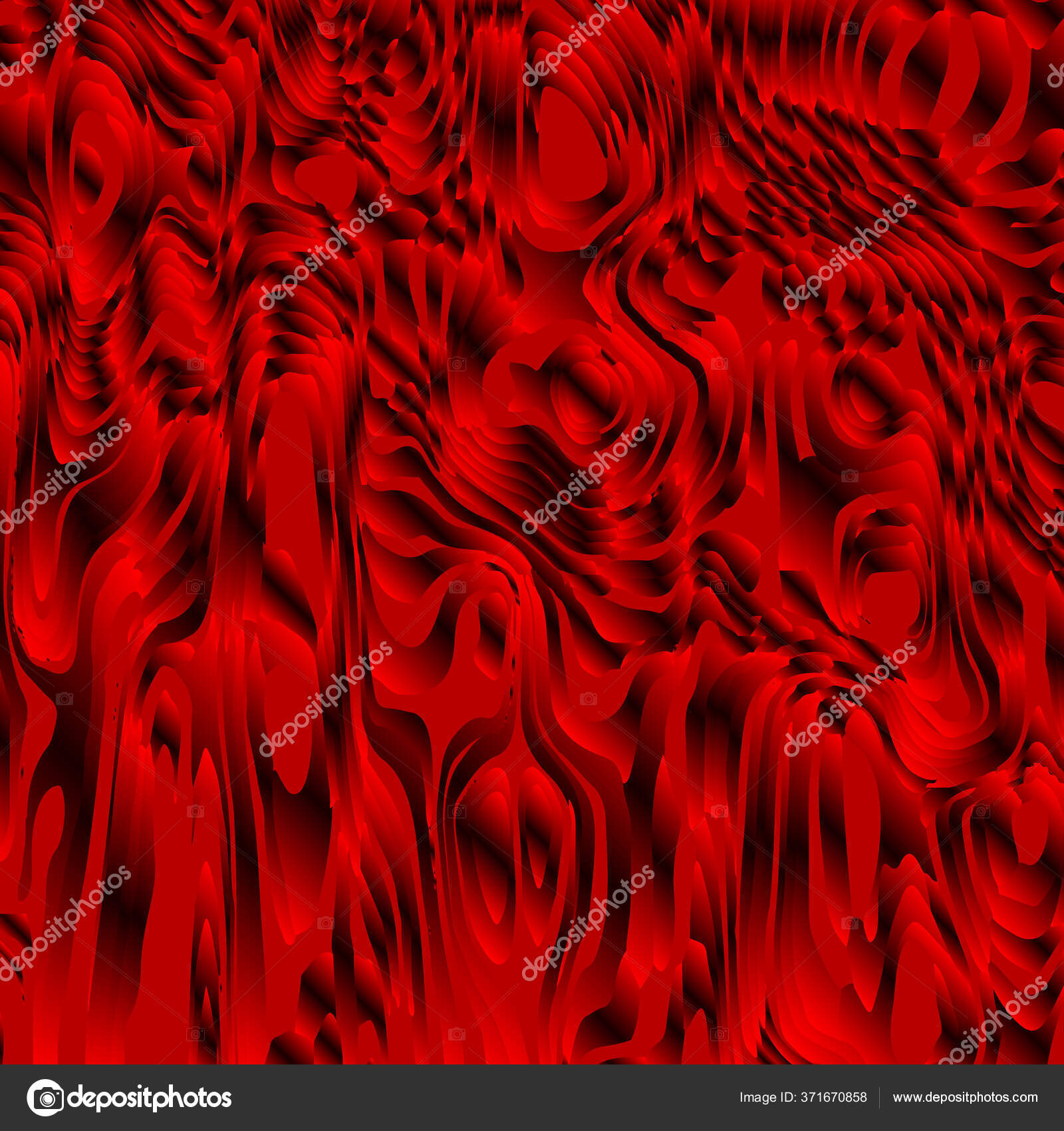 Blurry Interweaving Red Spots Bright Flowing Lava Colored Symmetrical ...