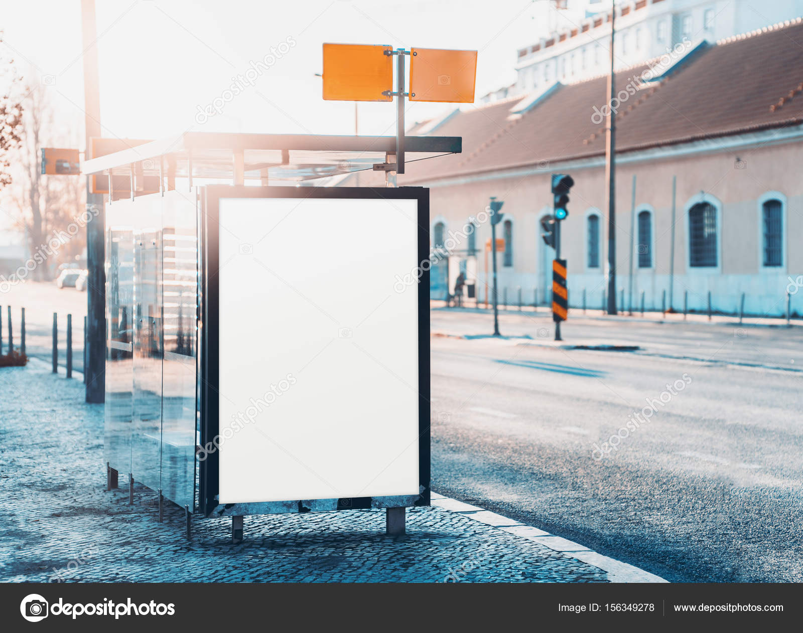 Portrait Vertical Billboard Mockup Free Premium Vector Download Images