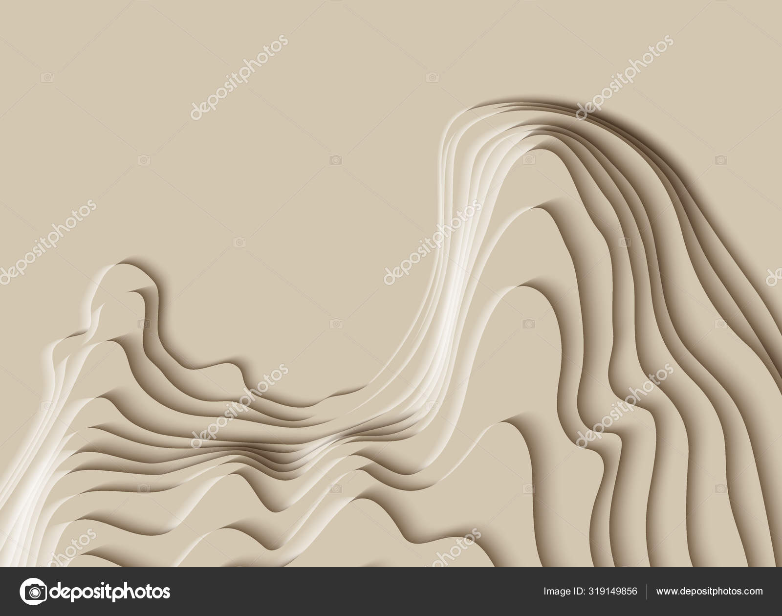 Mountain hiking. Map line of topography. Vector abstract topographic ...
