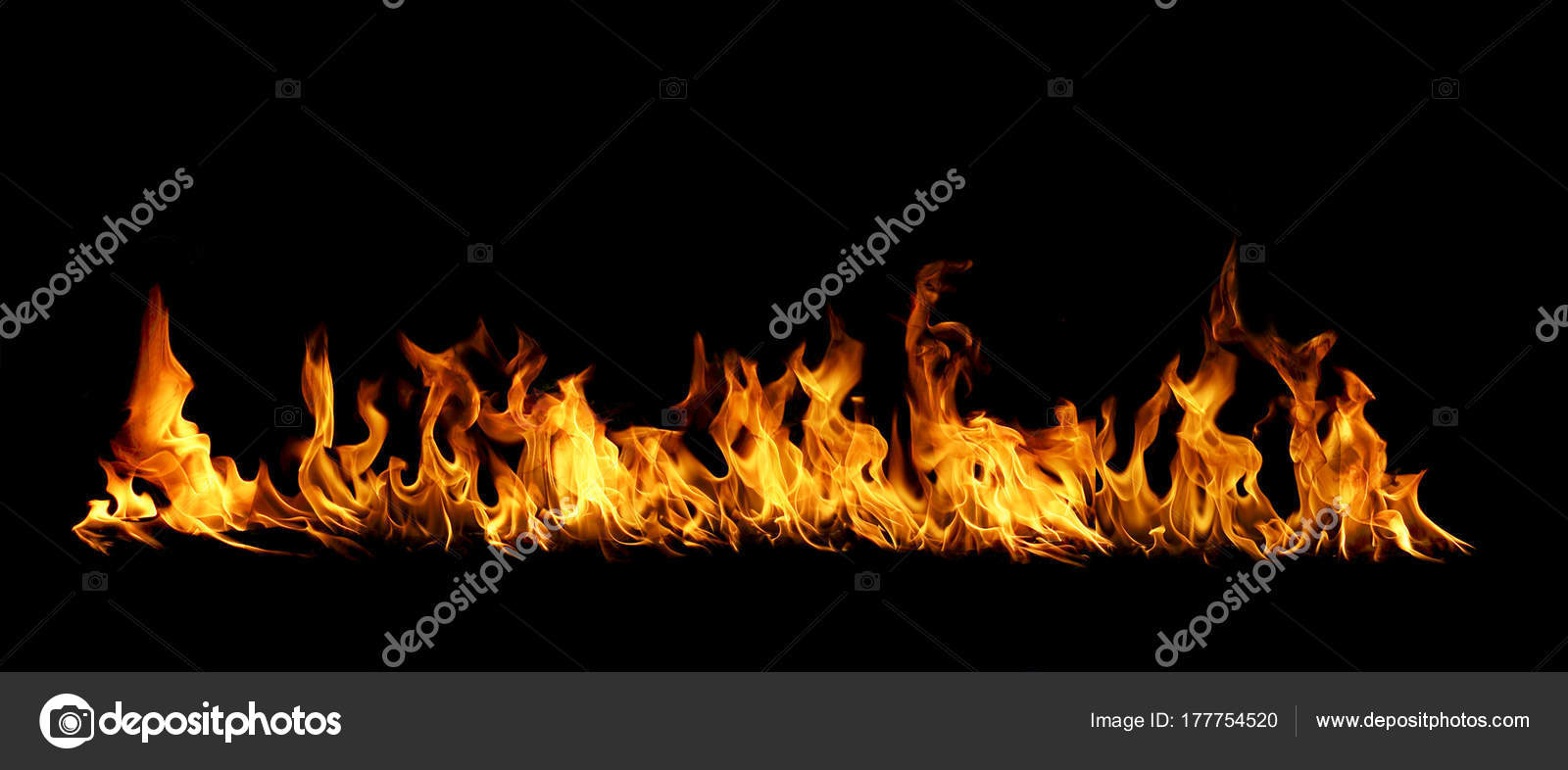 Firestorm Texture Black Background Shot Flying Fire Sparks Air — Stock ...