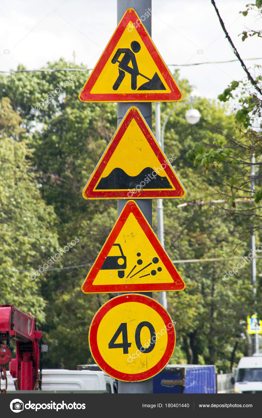 Many Russian traffic signs Stock Photo by ©One-Aladdin.yandex.ru 180401440