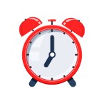 Cartoon red alarm clock Stock Vector Image by ©acidburn #6497124
