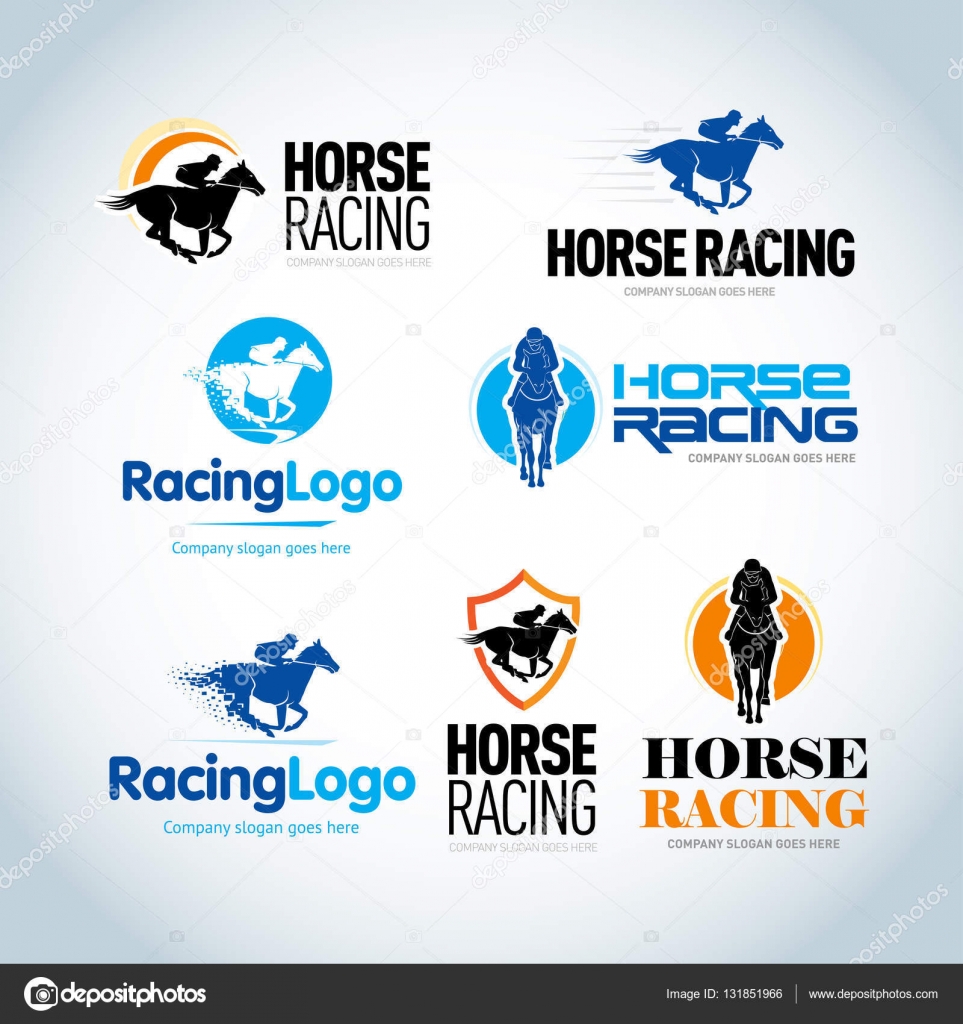 Horse Racing logotypes set Stock Vector Image by ©ideasign #131851966