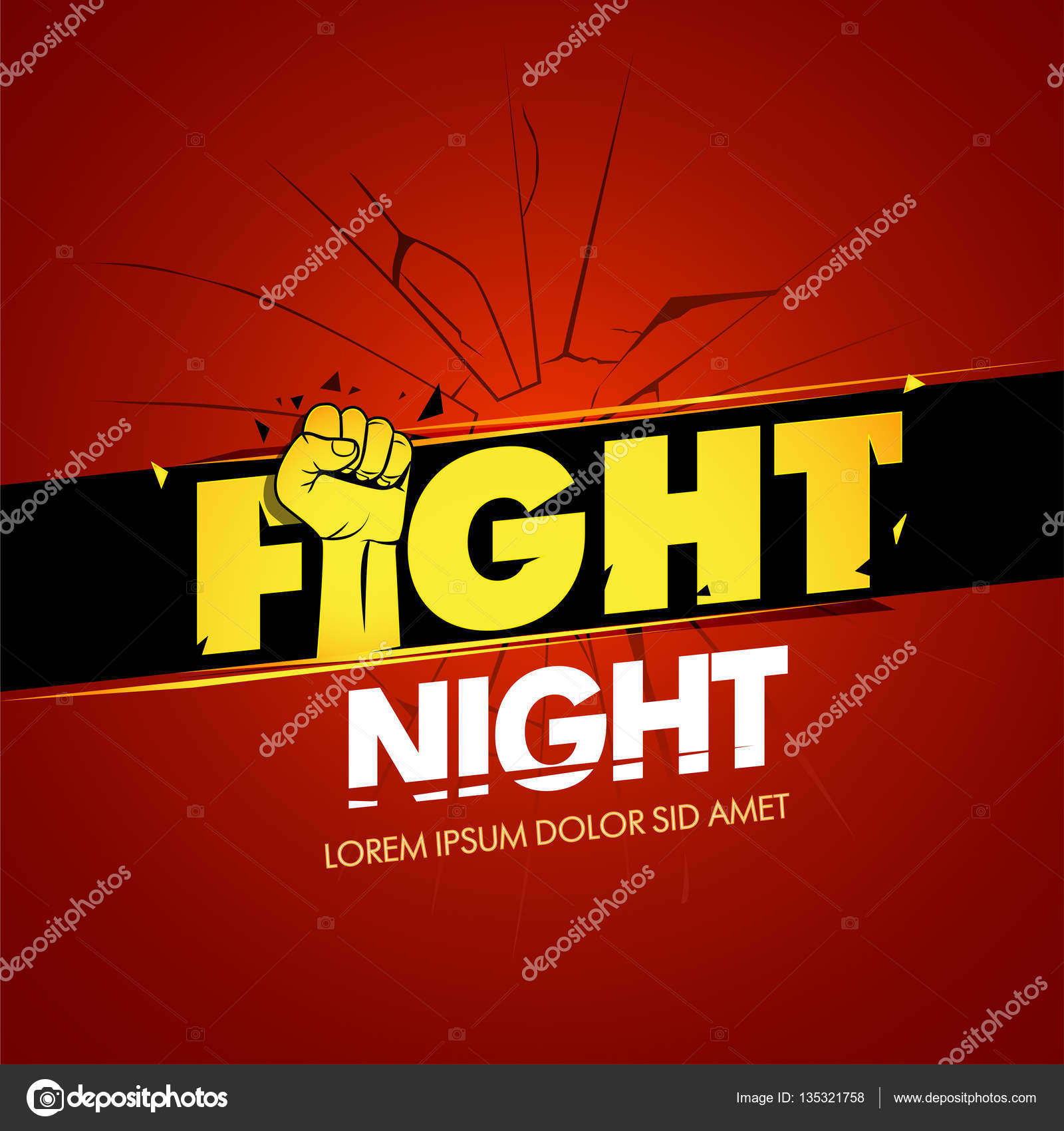 Modern professional fighting poster Stock Vector Image by ©ideasign ...