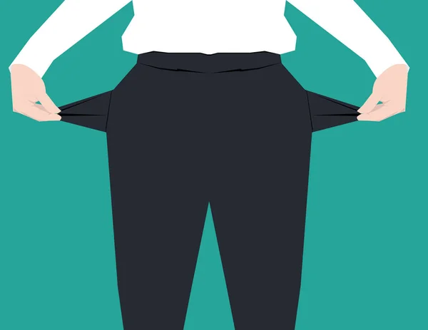 Empty pocket man Vector Art Stock Images | Depositphotos