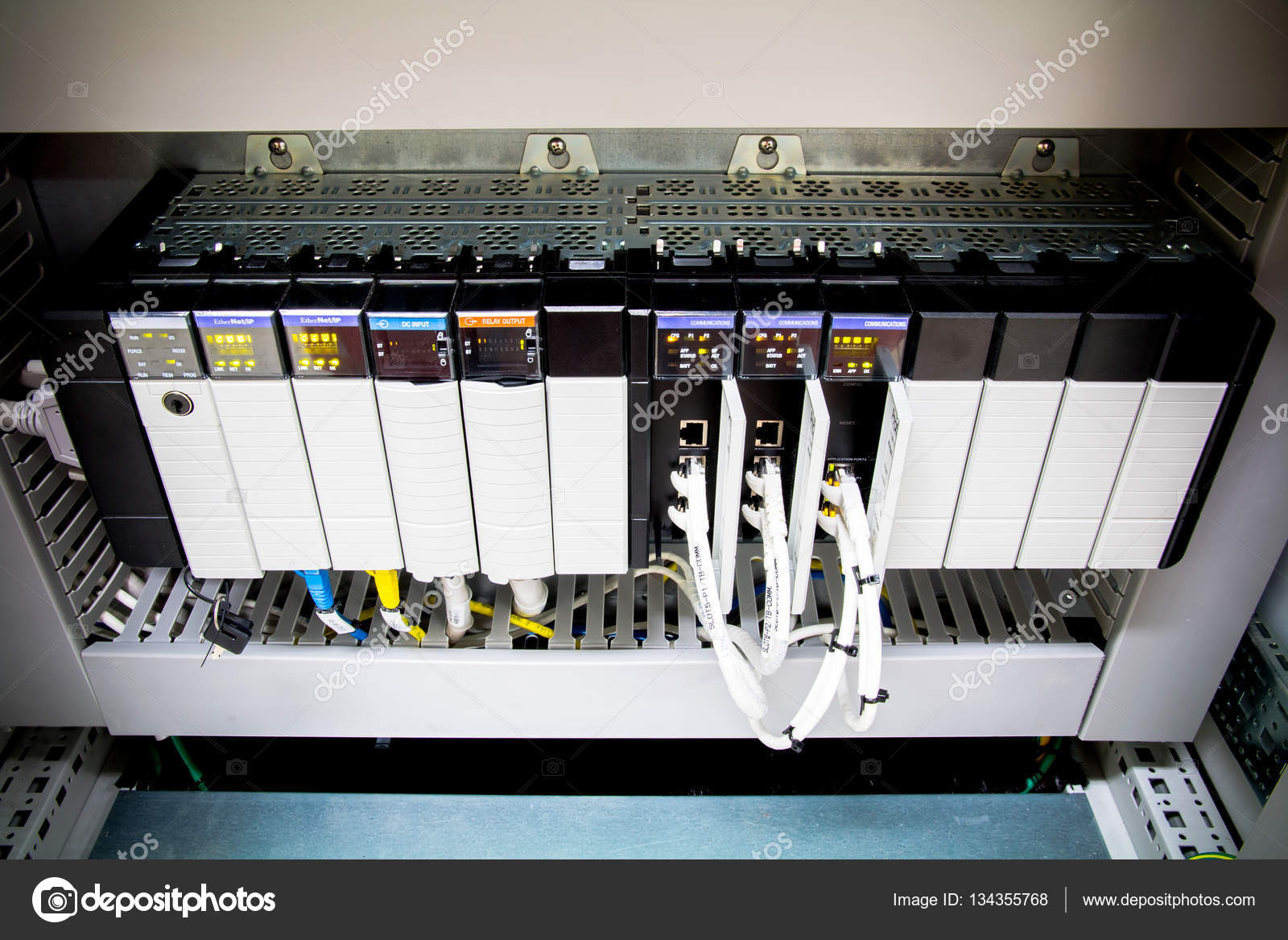 The PLC Computer,PLC programable logic controler, — Stock Photo ...