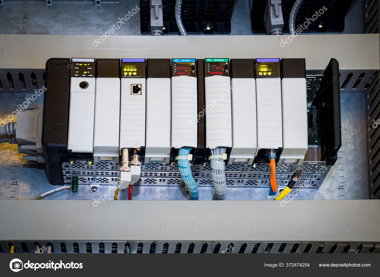 Plc Programable Logic Controler Picture Show Hard Wiring Communication ...