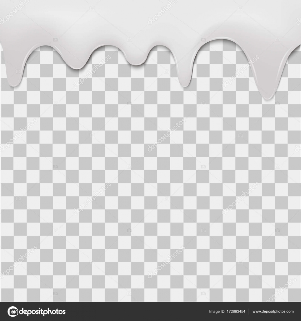 Purple dripping cream on transparent background. Vector Stock Vector ...