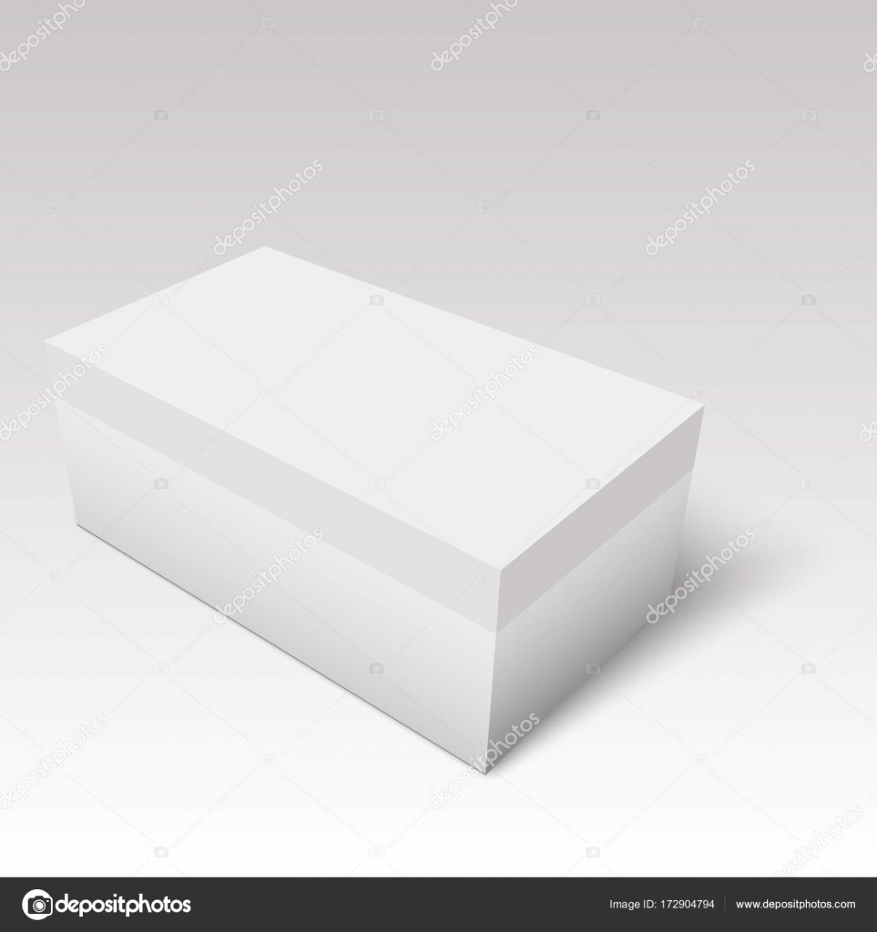 Rectangle Shoe Box Template