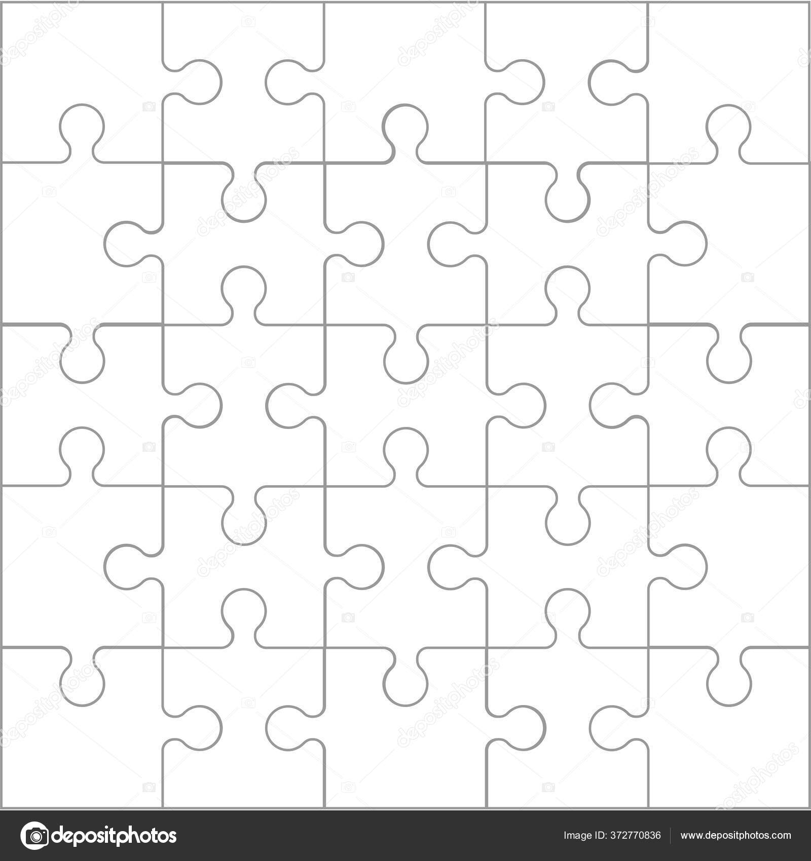 Set Puzzle Pieces Texture Mosaic Background Vector Stock Vector Image ...