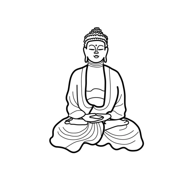 Buddha line drawing Vector Art Stock Images | Depositphotos
