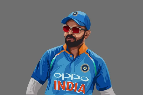 Indian cricket player Vector Images, Royalty-free Indian cricket player ...