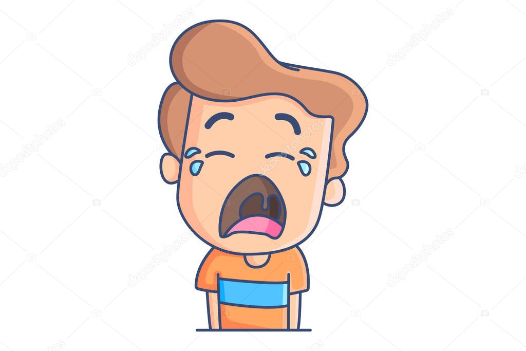 Dibujos Animados De Niños Llorando