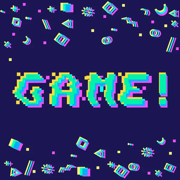 Vector game over pixel glitch — Stock Vector © ChooStudio #165536742 Vector game over pixel glitch — Stock Vector © ChooStudio #165536742