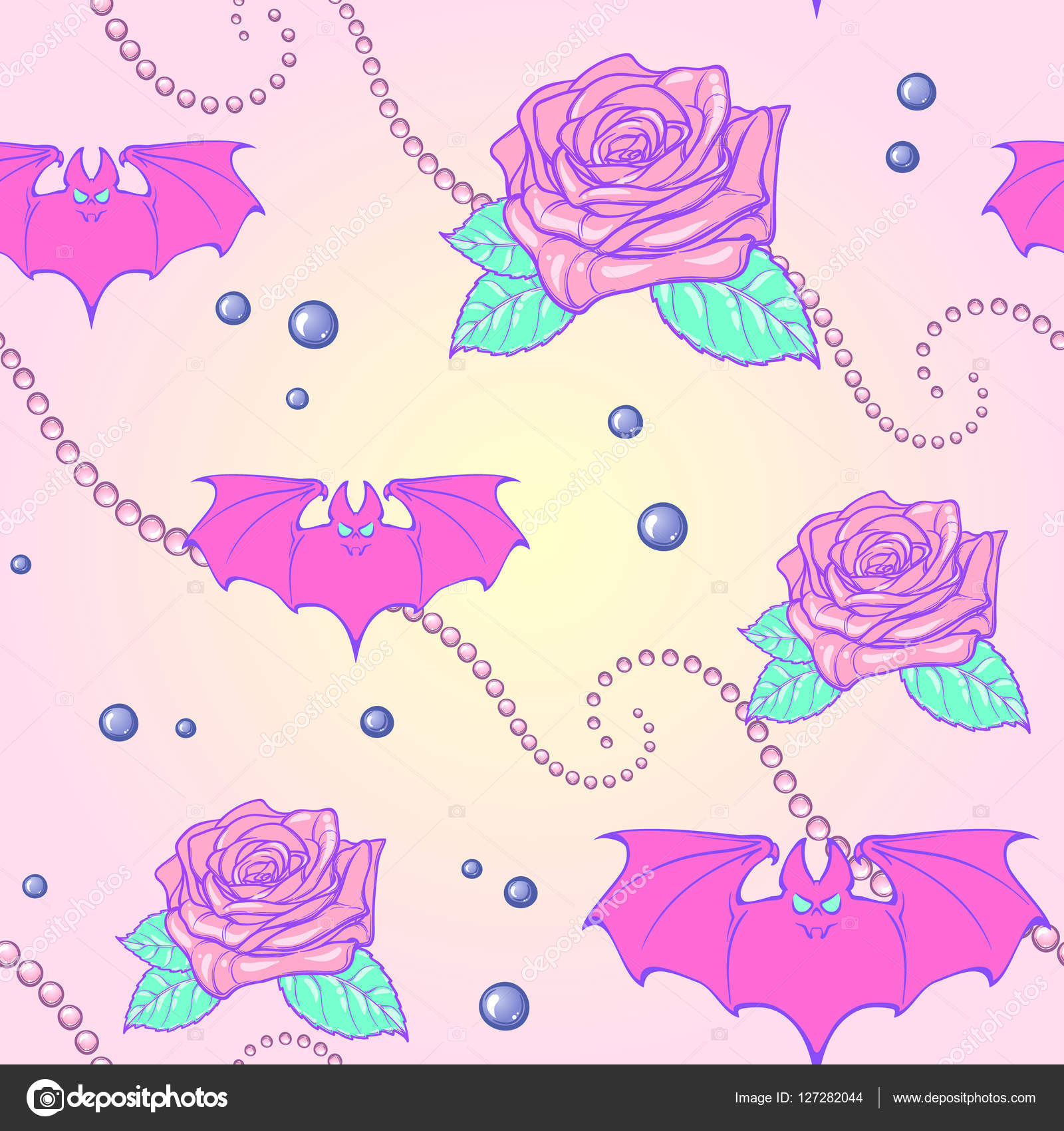 Pastel Goth Pattern