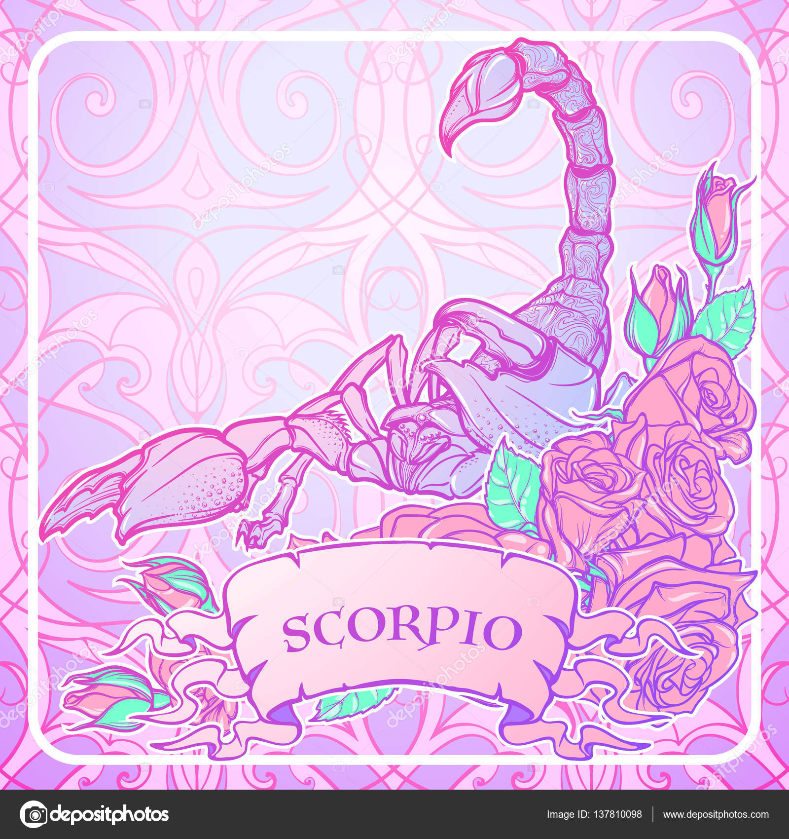 Scorpio Wallpaper Pink