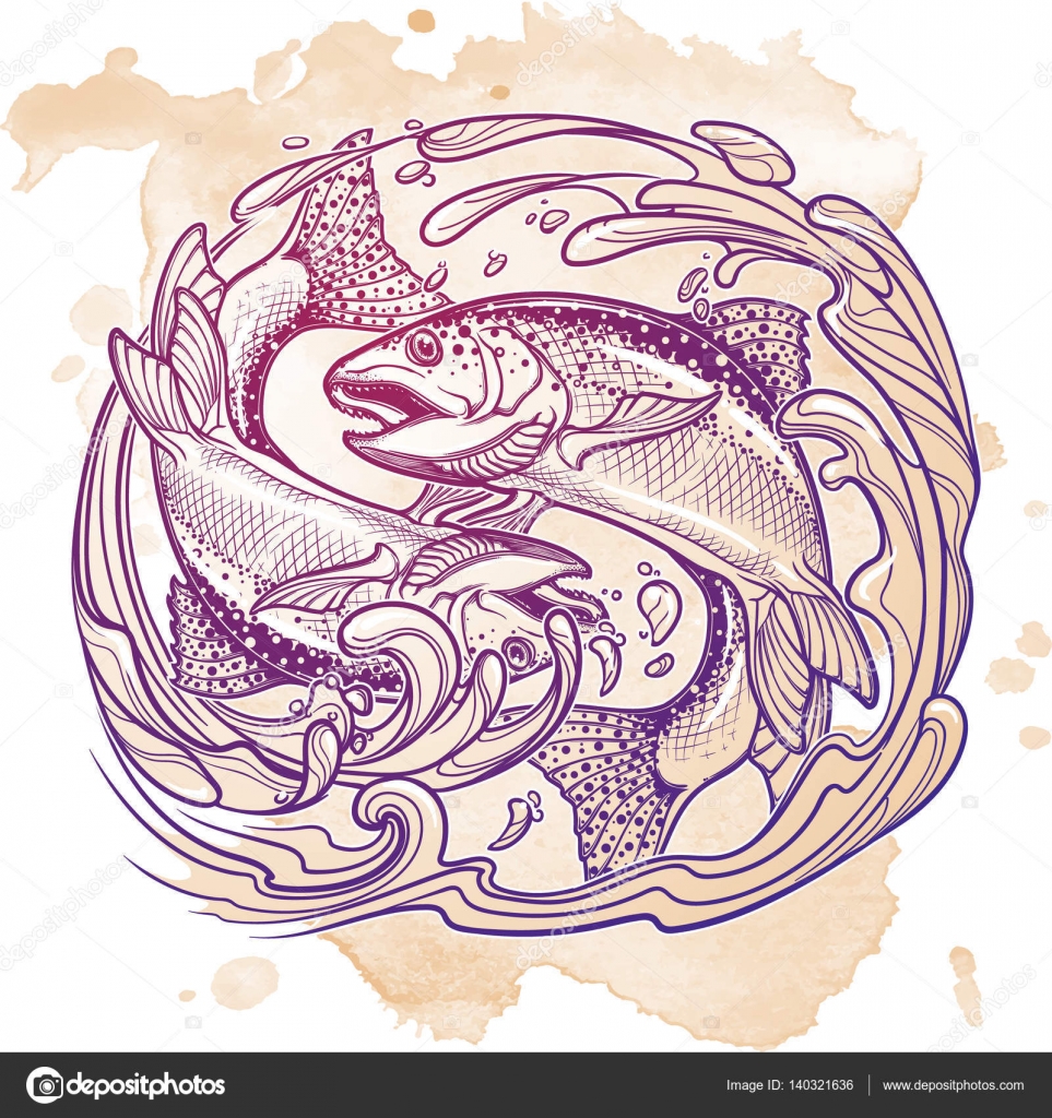 Pisces Fish Art