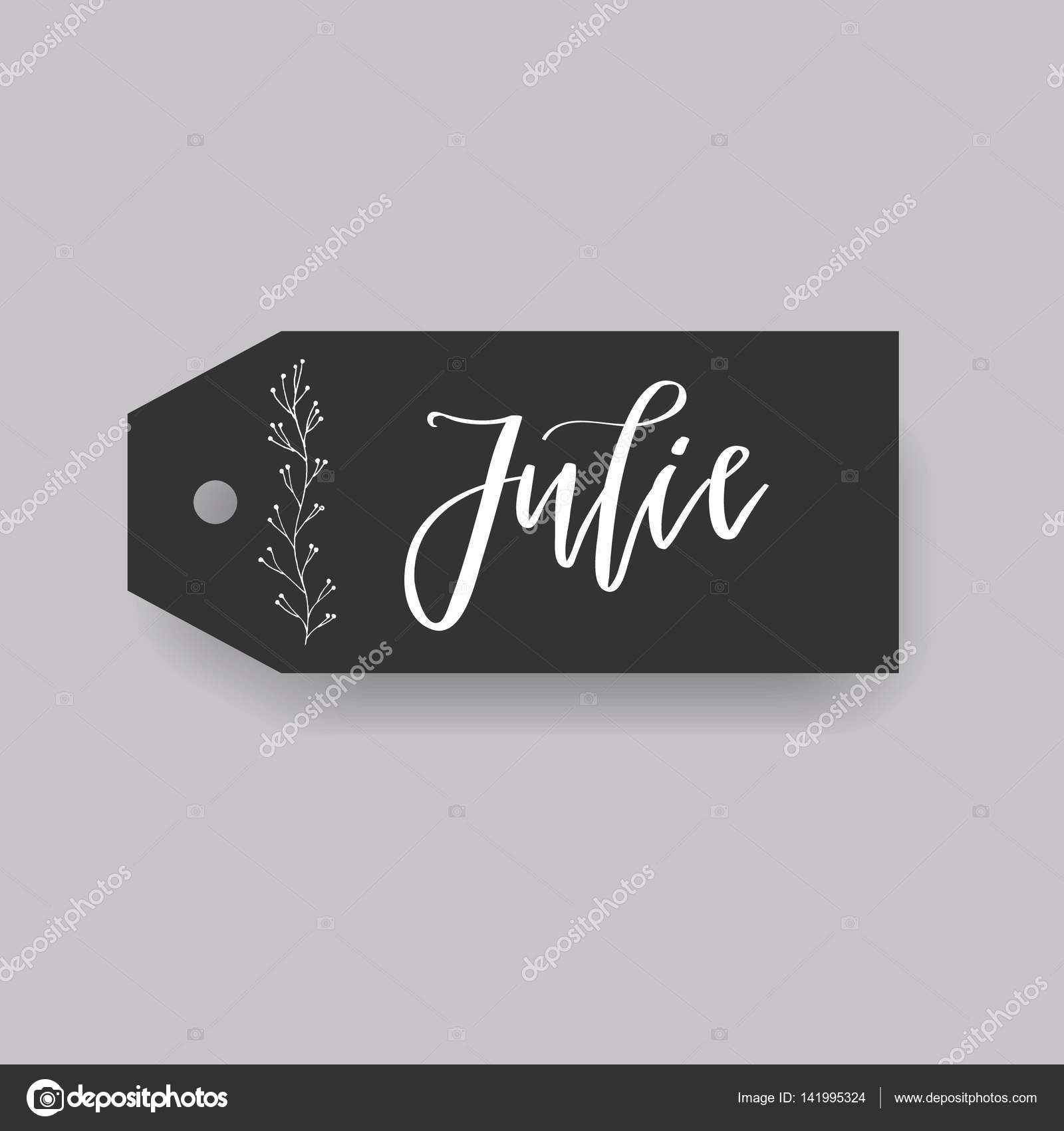 Julie Name Design