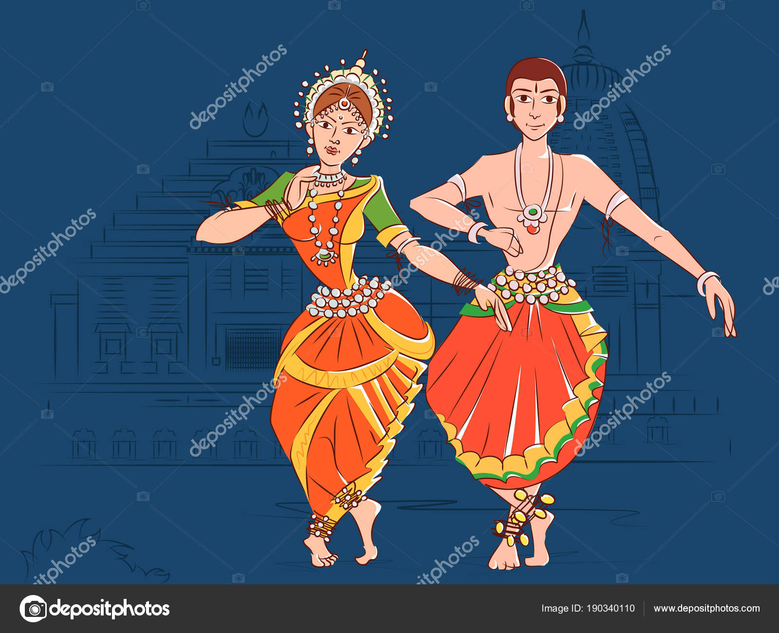 Odissi Dance Costume Designs