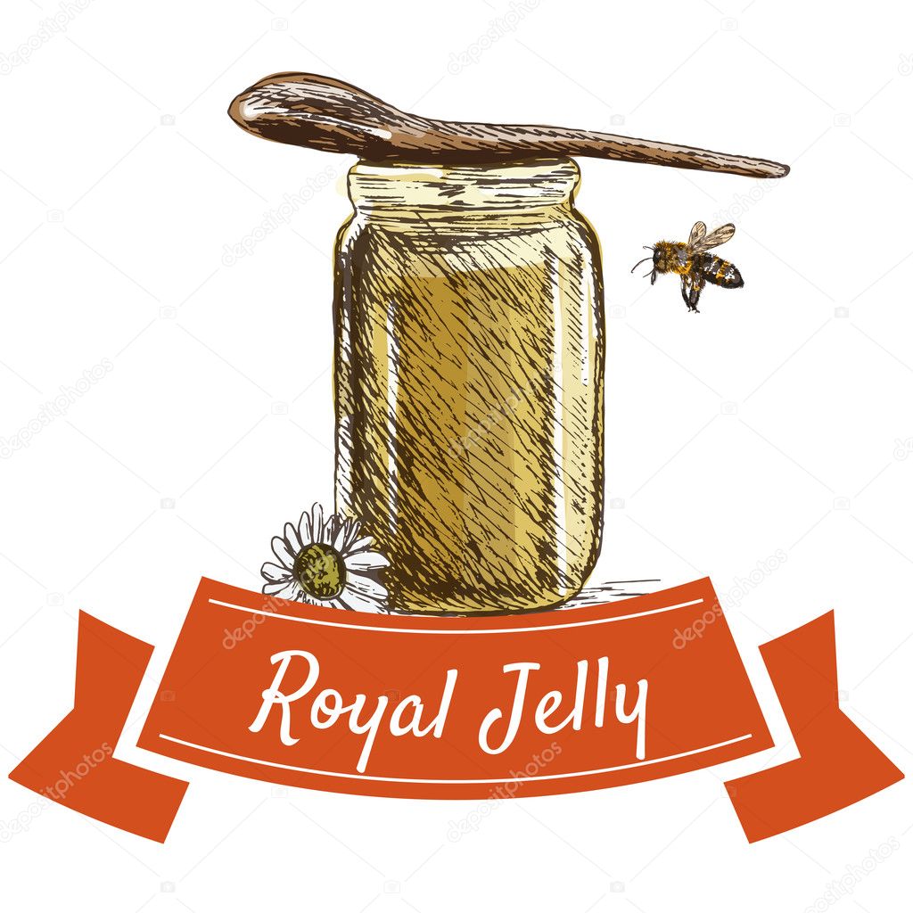 Jalea real colorida ilustración . Vector de stock #126012378 de ©messer16