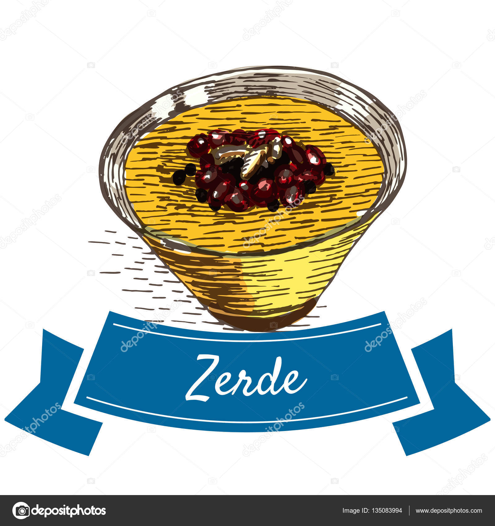 Zerde colorful illustration. Stock Vector Image by ©messer16 #135083994