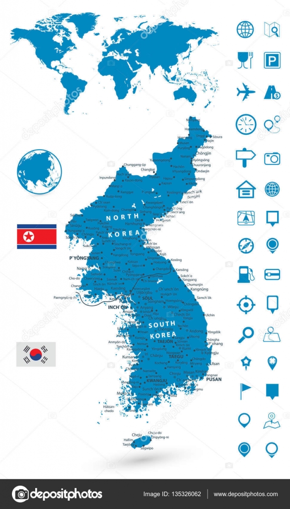 Mapa Da Peninsula Coreana Península Da Coreia – Wikipédia, A