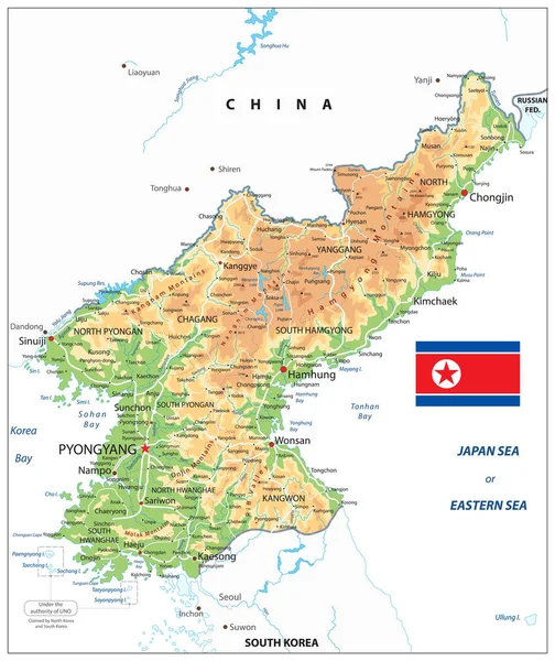 Physical map of asia Vector Art Stock Images | Depositphotos