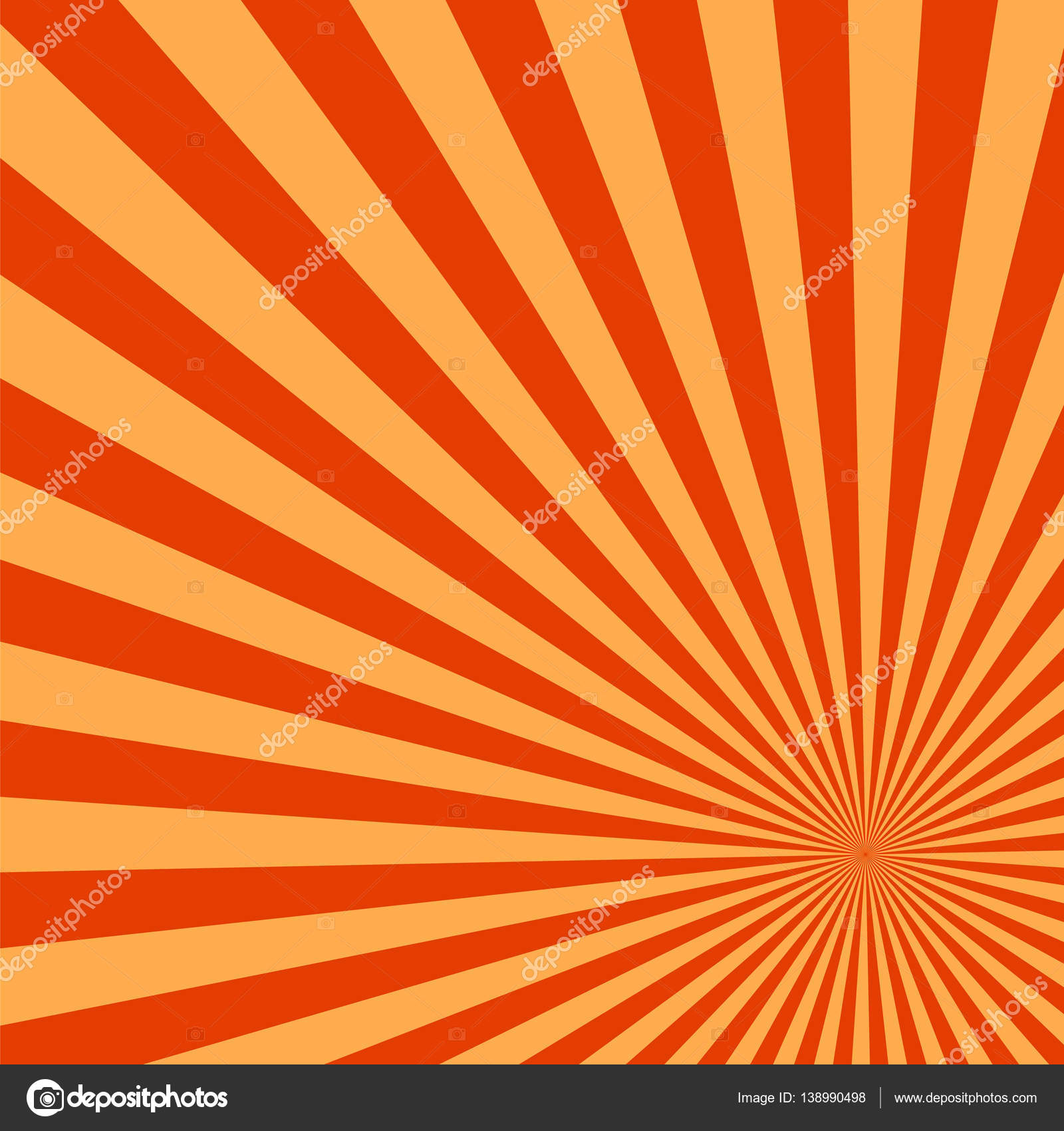 Red Sunburst Background