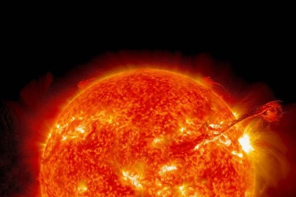 Hot sun, background. With the storms. Elements of this image were ...