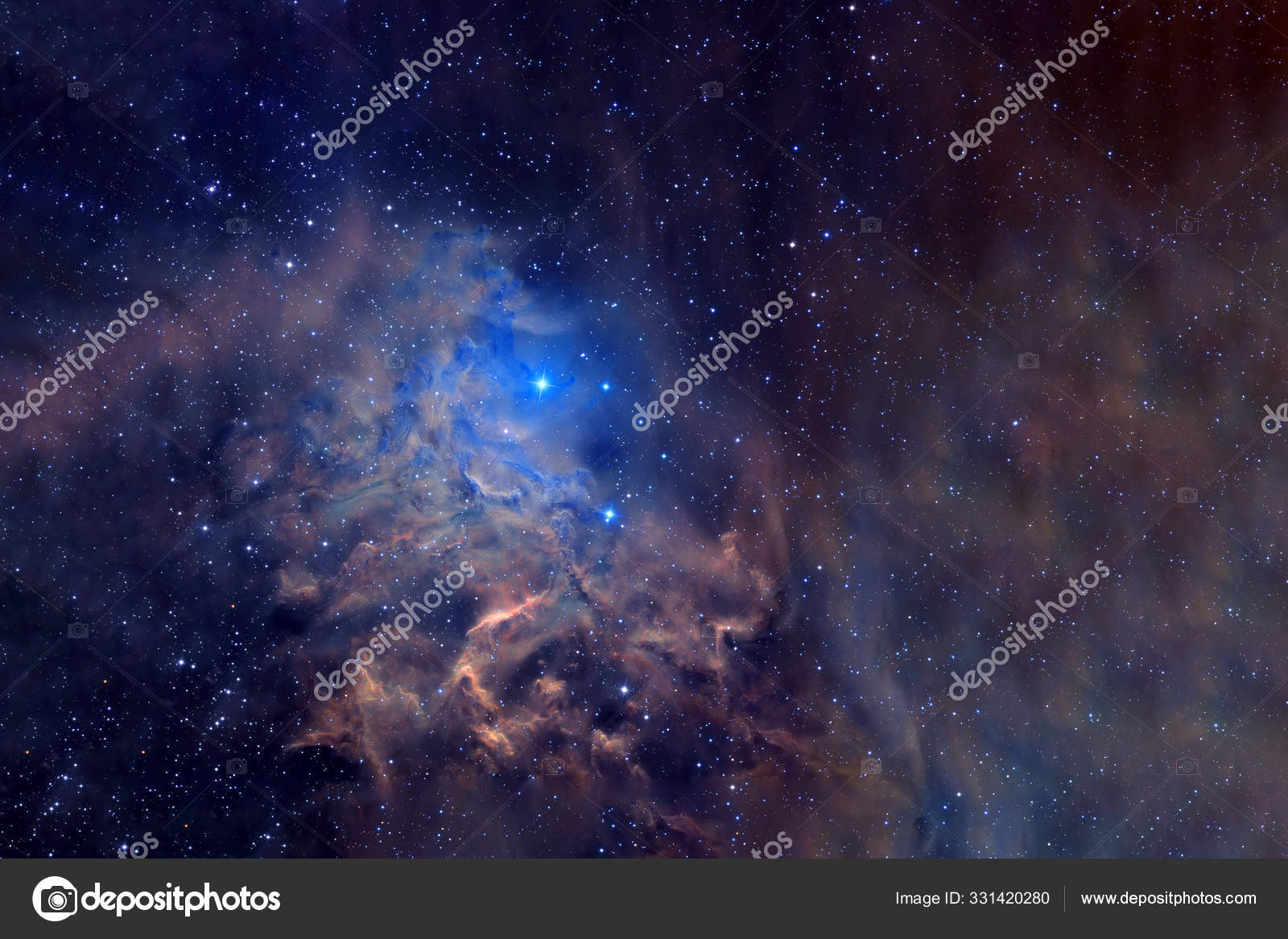 Blue Nebula Nasa