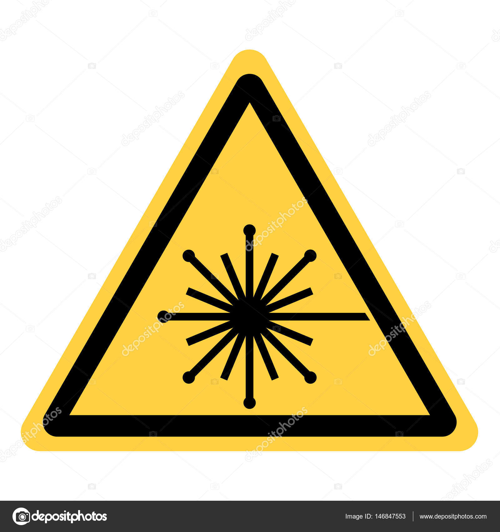 Triangle security vector Stock Vector Image by ©7a.orlov.mail.ru #146847553