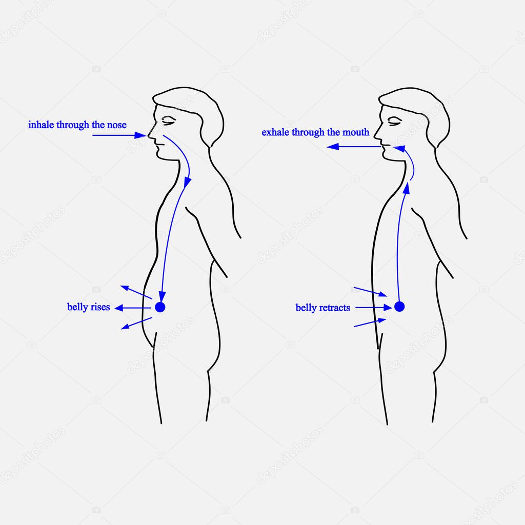 Driving deep breathing Stock Vector Image by ©OlenkaUkr #125417540