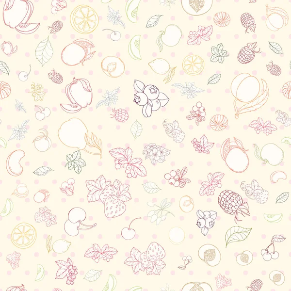 Peaches and apricots pattern Stock Vector Image by ©jevergreen #3289279