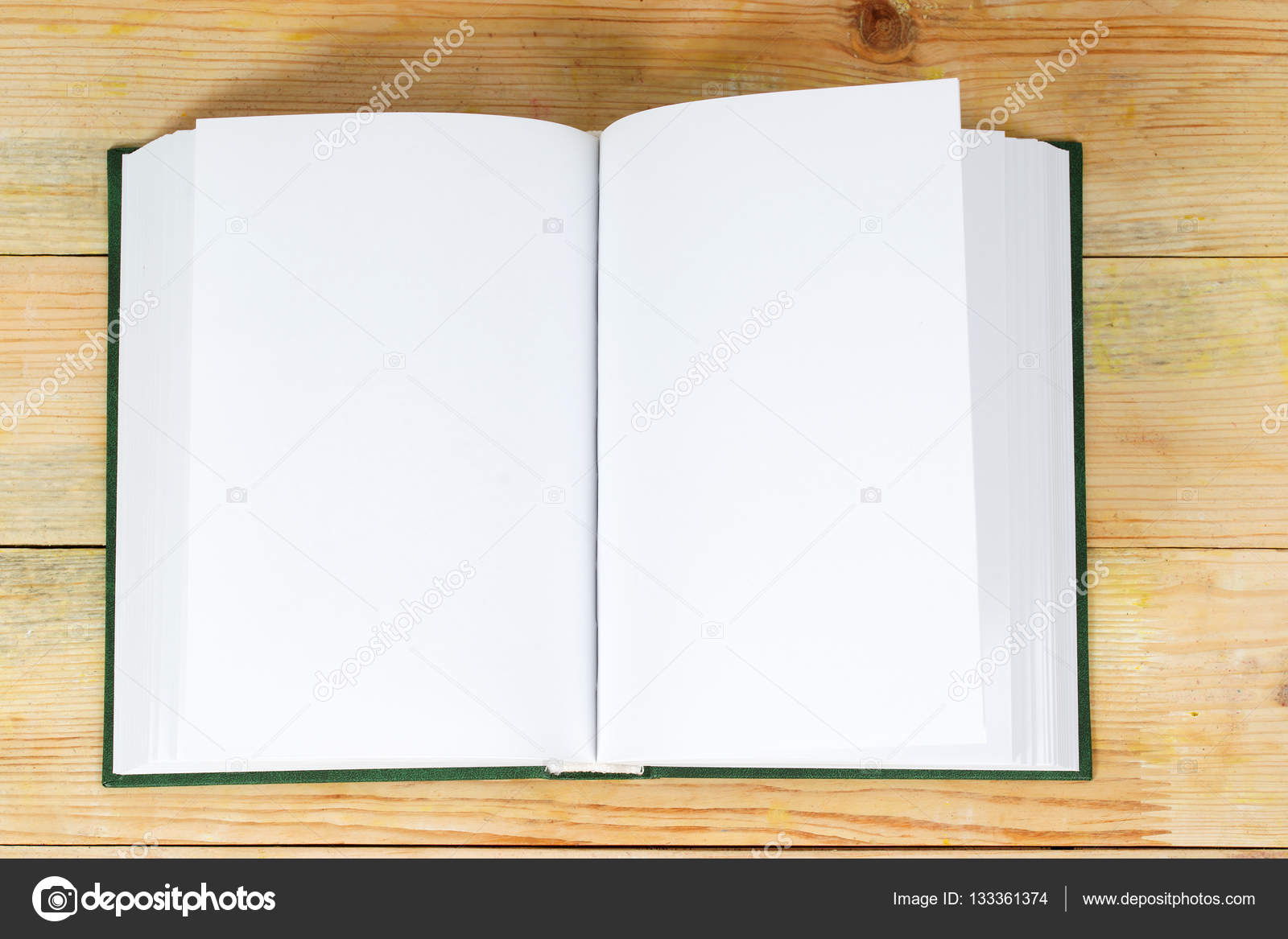 Open book on wooden table. Back to school. Copy space — Stock Photo ...