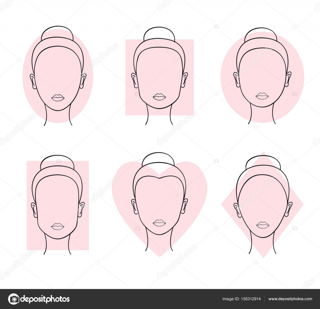Woman face shapes. Vector illustration. ⬇ Vector Image by © bus109 ...