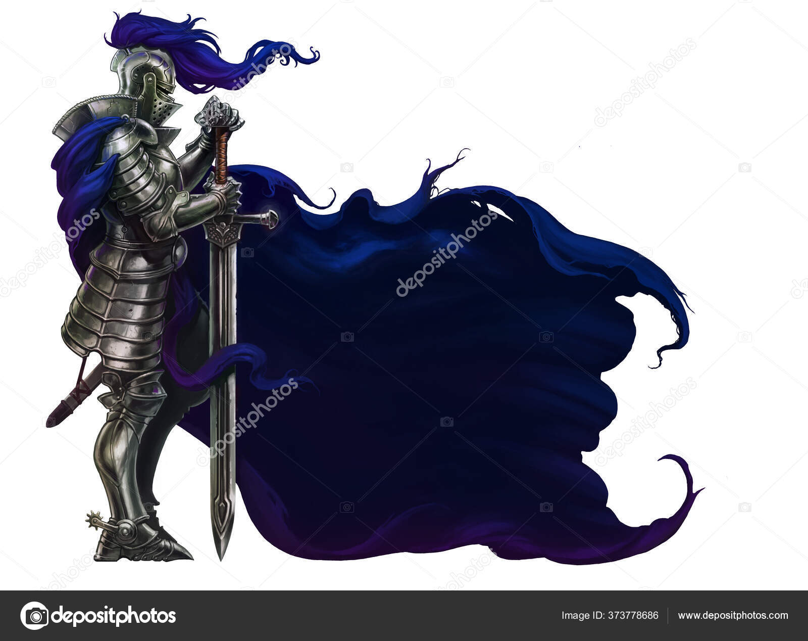 Middeleeuwse Ridder Tekening