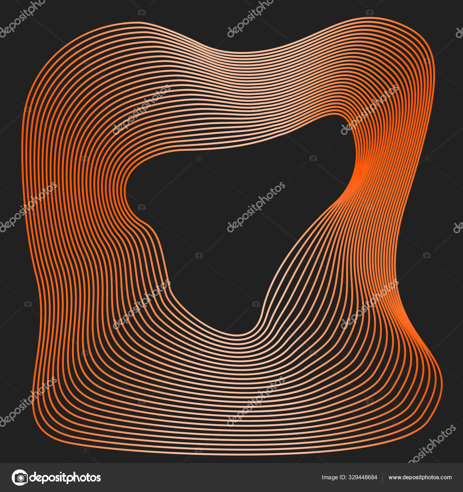 Gradient Abstract Figure. Background Art. Concept Vector Illustration ...
