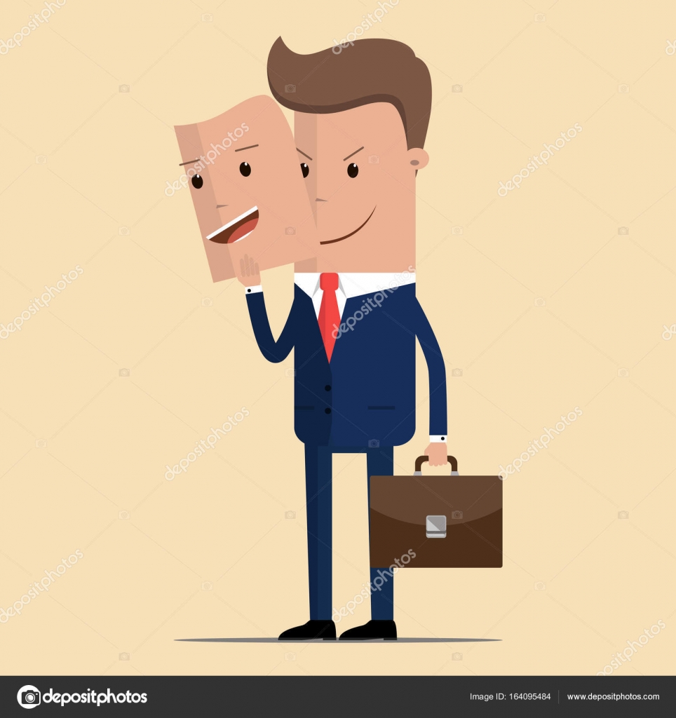 Businessman or manager character. Manager character happy and angry ...