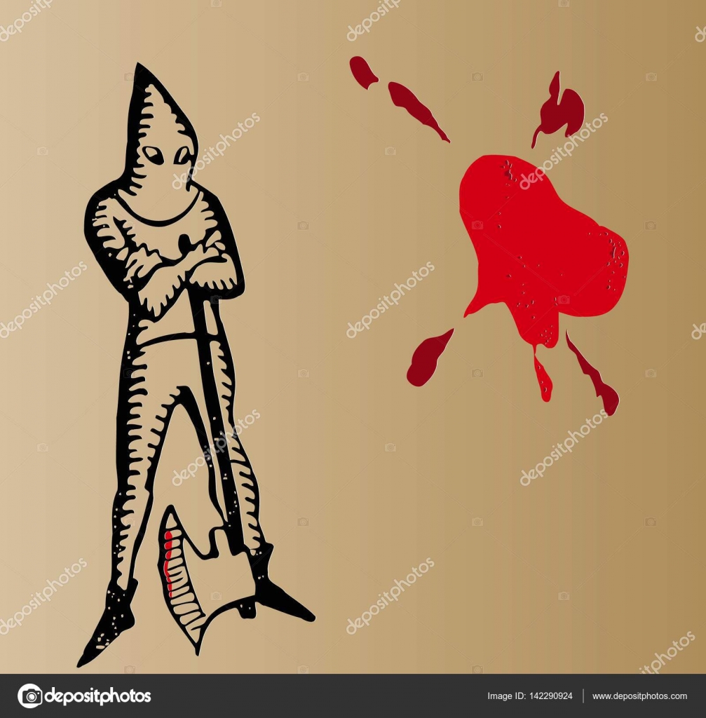 Medieval Executioner Drawing