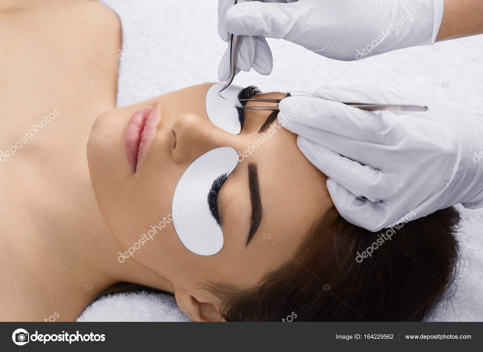 Eyelashes extensions. Fake Eyelashes. — Stock Photo © juriymaslak.gmail ...