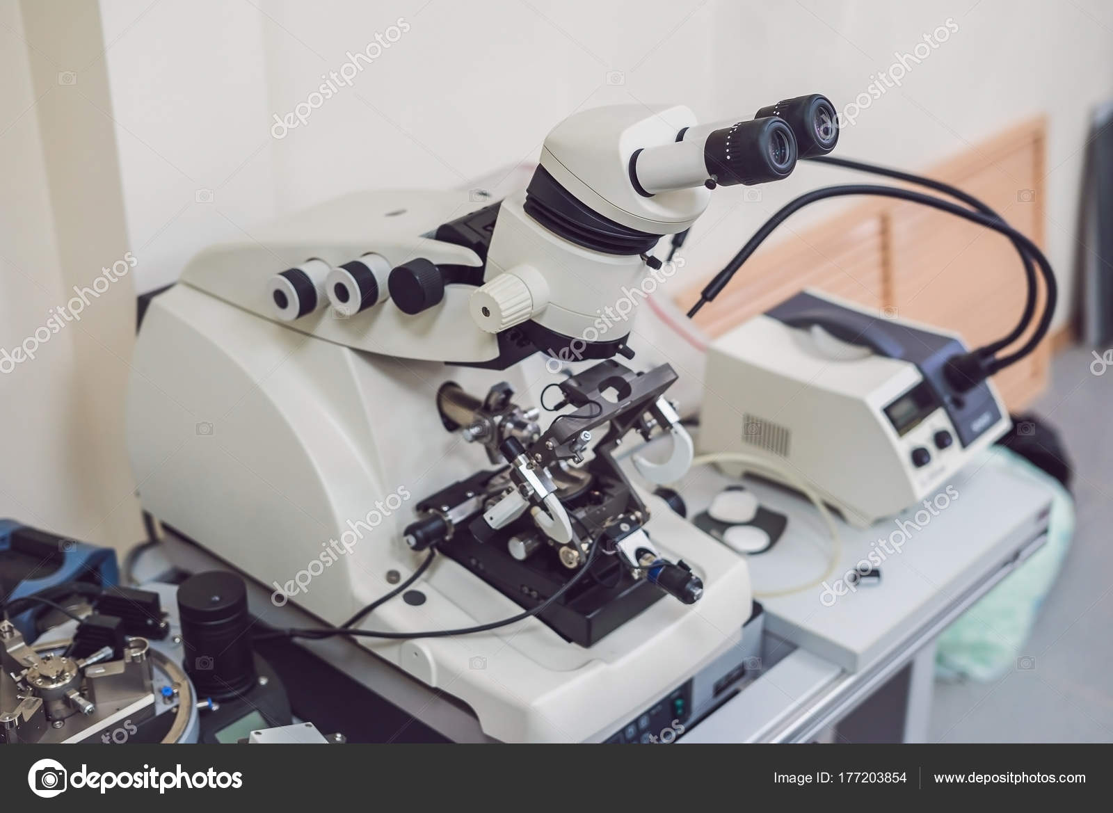 Metallographic Microscope Used Metall Surface Investigation Solid State ...