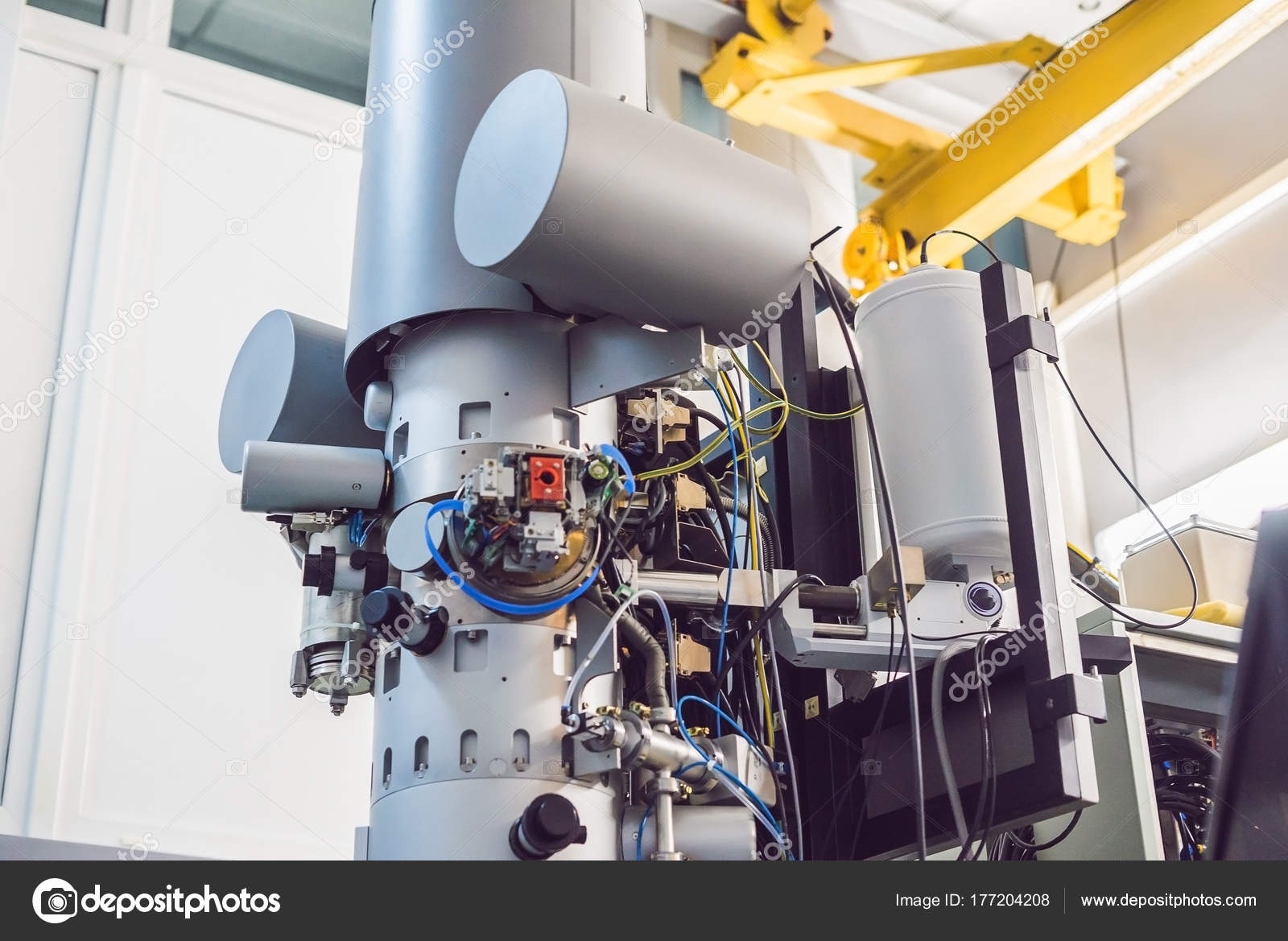 Transmission Electron Microscope Scientific Laboratory Stock Photo by ...