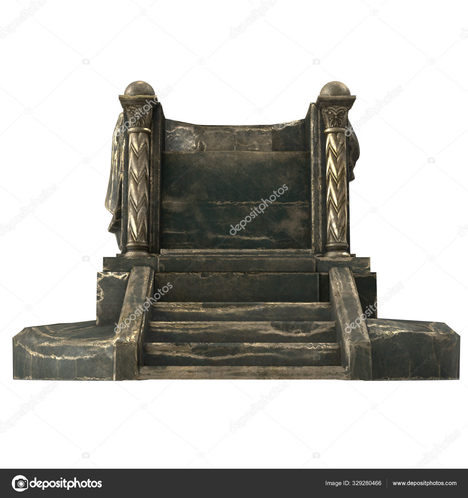 Stone Throne Chair